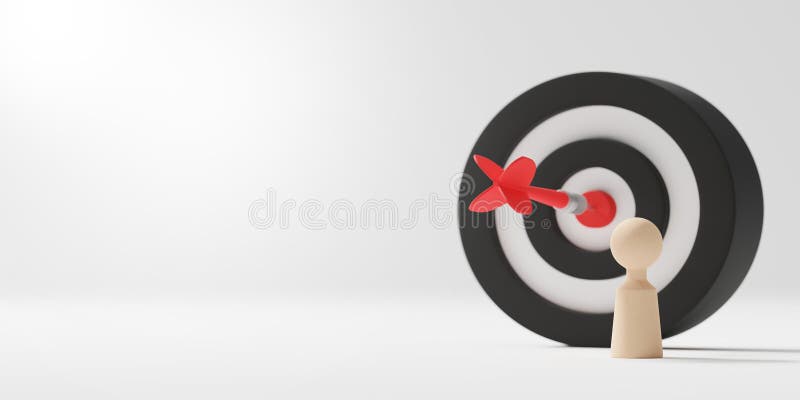 Objective and Target Concept Design of Wooden People with Target Dart ...