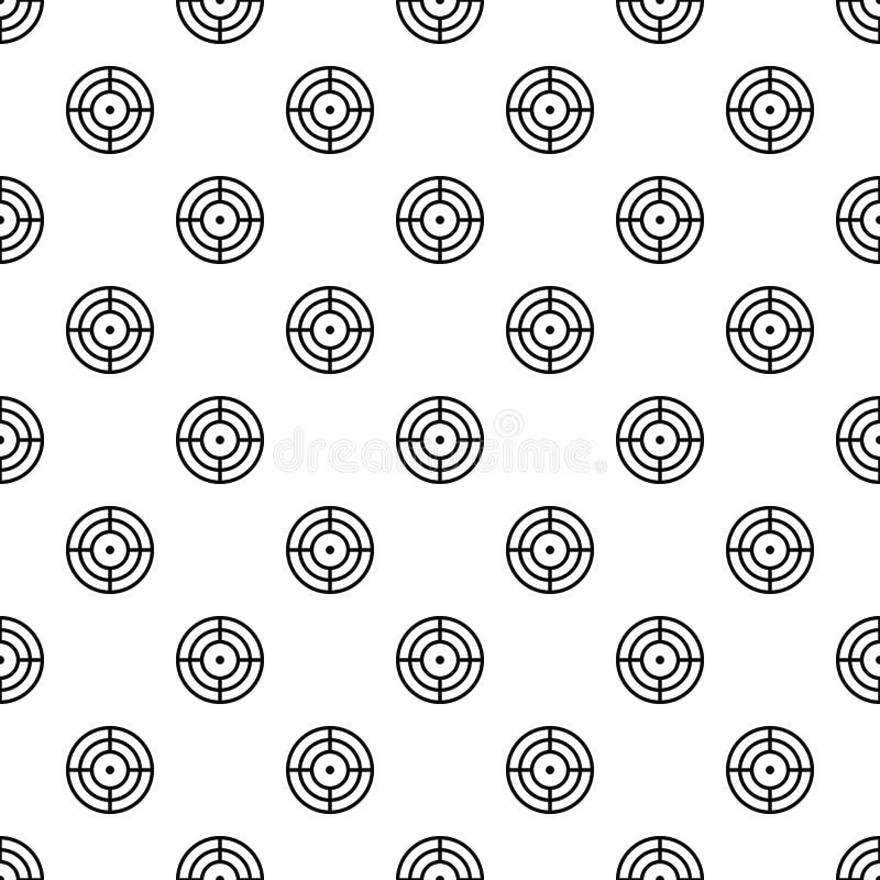 Objective of Target Pattern Seamless Vector Stock Vector - Illustration ...