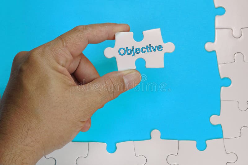 Objective Text - Business Concept Stock Image - Image of research ...