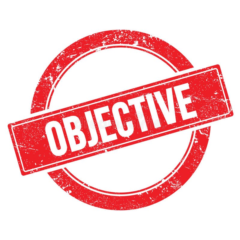 Objective - Grungy Wooden Headline on Maple - 3D Rendered Royalty Free ...