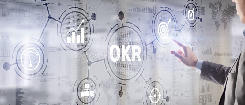 Objectives and Key Results OKR. Methods for Project Management Stock ...