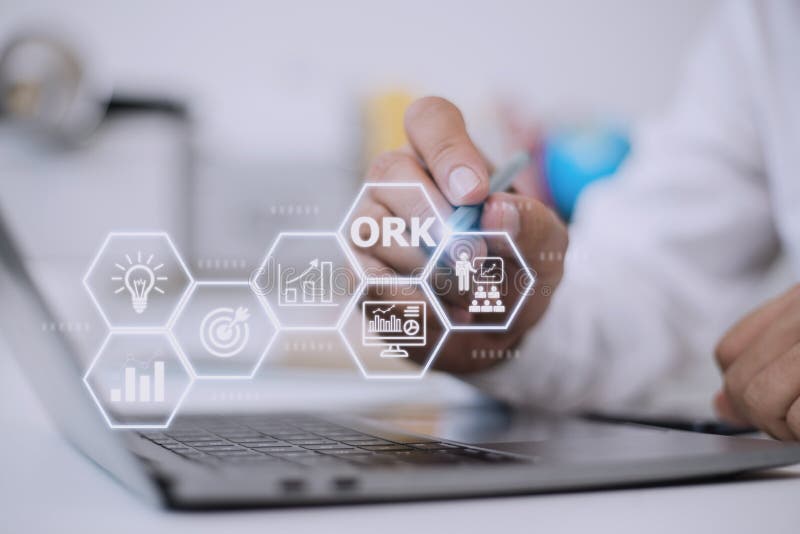 Objectives and Key Results OKR. Methods for Project Management Stock ...