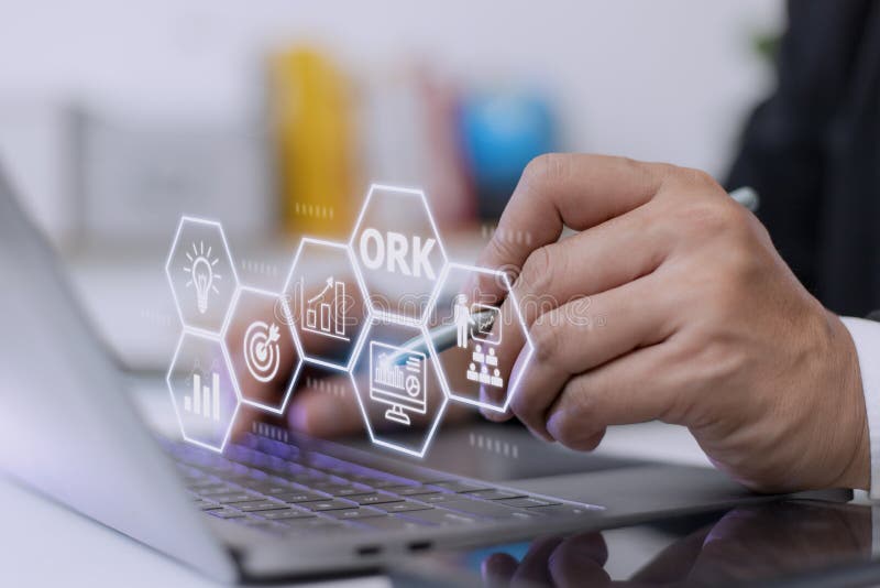 Objectives and Key Results OKR. Methods for Project Management Stock ...