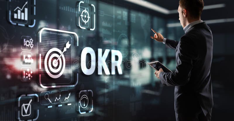 Objectives and Key Results OKR. Methods for Project Management Stock ...