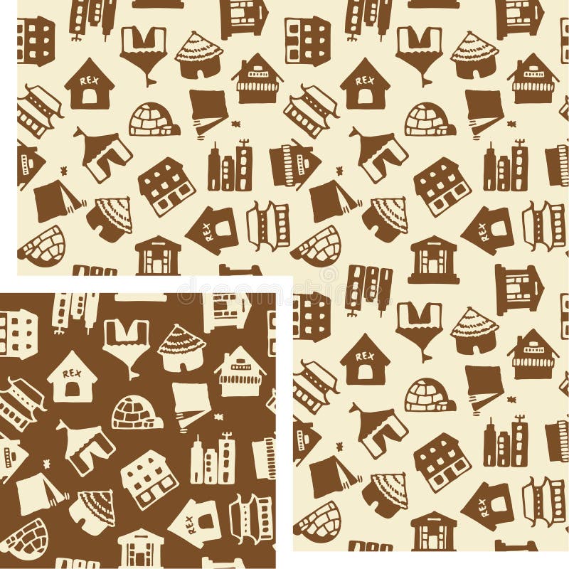 Objects - architectures stock vector. Illustration of pattern - 4441966