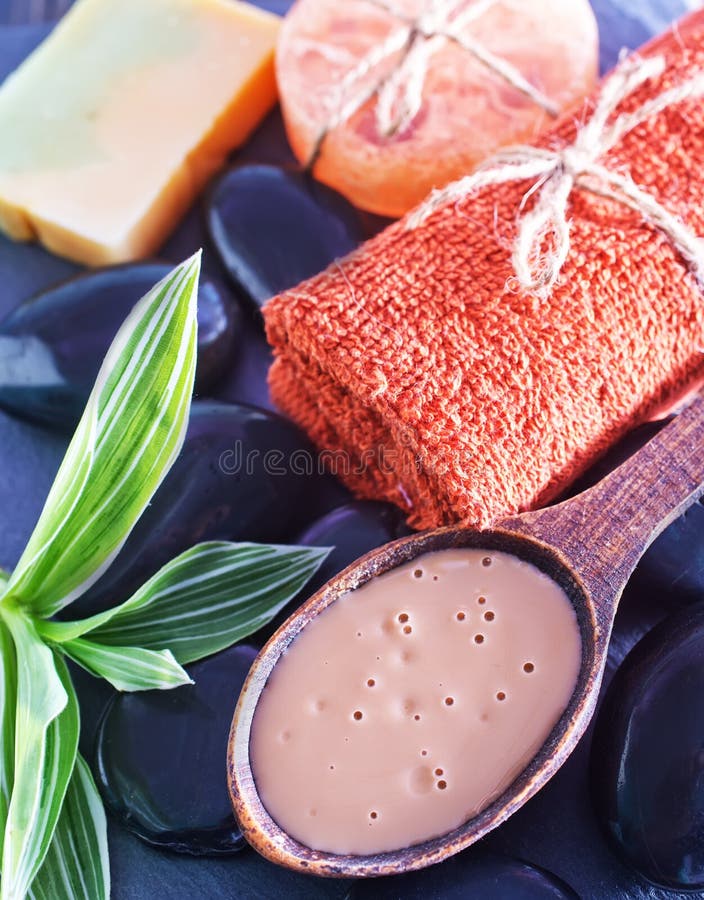 Objects for bath stock image. Image of freshness, hygiene - 53108851