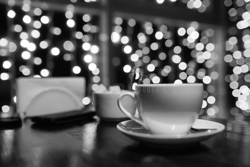 Objects in the Cafe on the Table Stock Image - Image of drink, dish ...