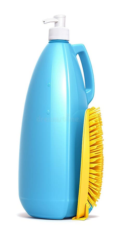 Objects and cleaning items stock illustration. Illustration of prepared ...