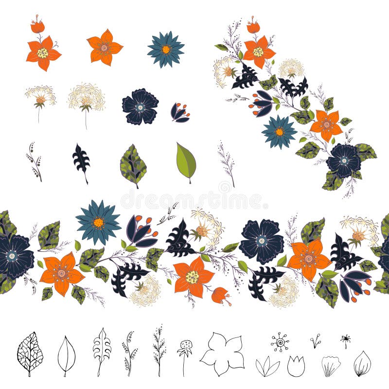 Objects On White Background. Stock Illustration - Illustration of ...