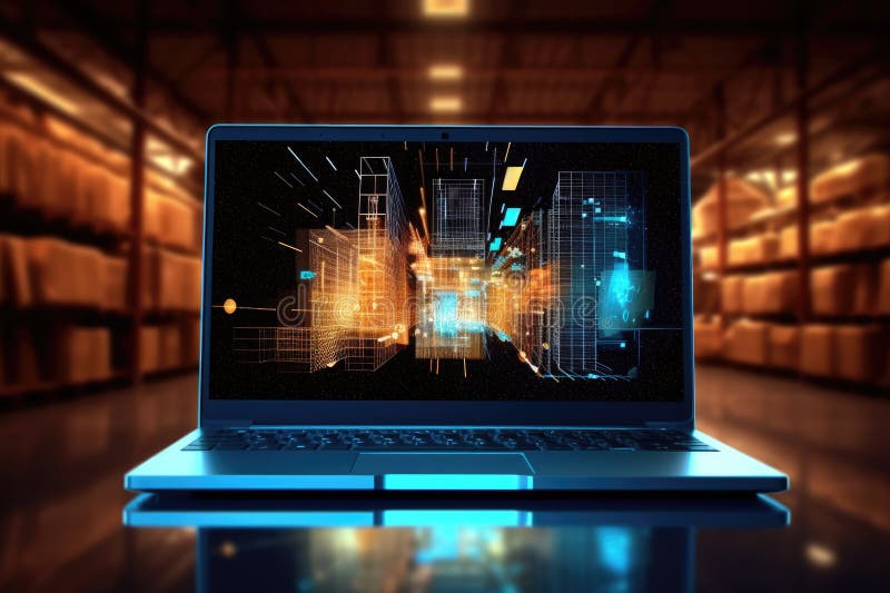 Objects on a Laptop Screen Magically Transforming into Tangible Items ...