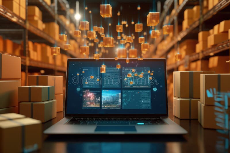 Objects on a Laptop Screen Magically Transforming into Tangible Items ...