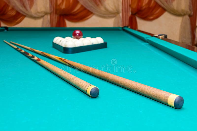 Objects for Russian Billiards Stock Image - Image of group, interior ...