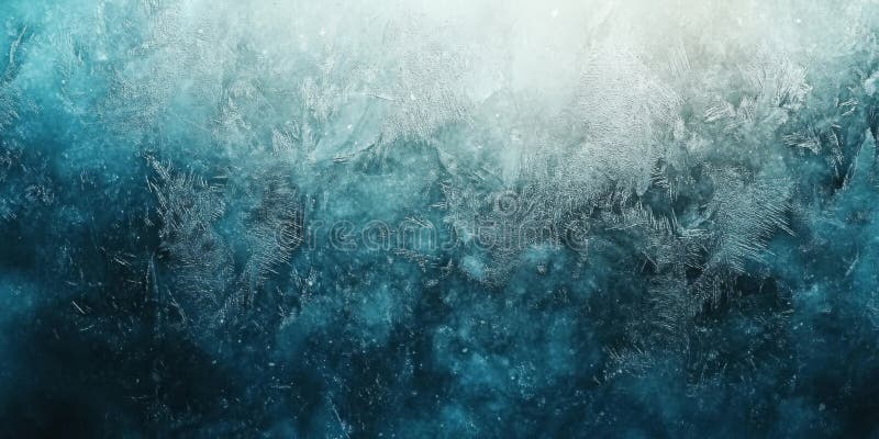 The Frosted Polycarbonate Surface Showcasing Beautiful Icy Patterns and ...