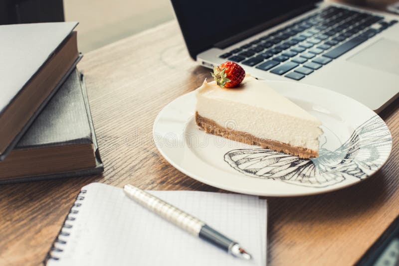 Objects on Table in a Coffee Shop Stock Image - Image of digital ...