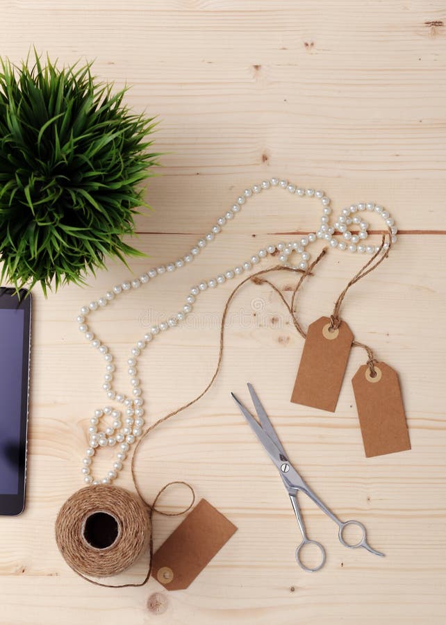 Objects on the table stock image. Image of glass, rope - 41927931