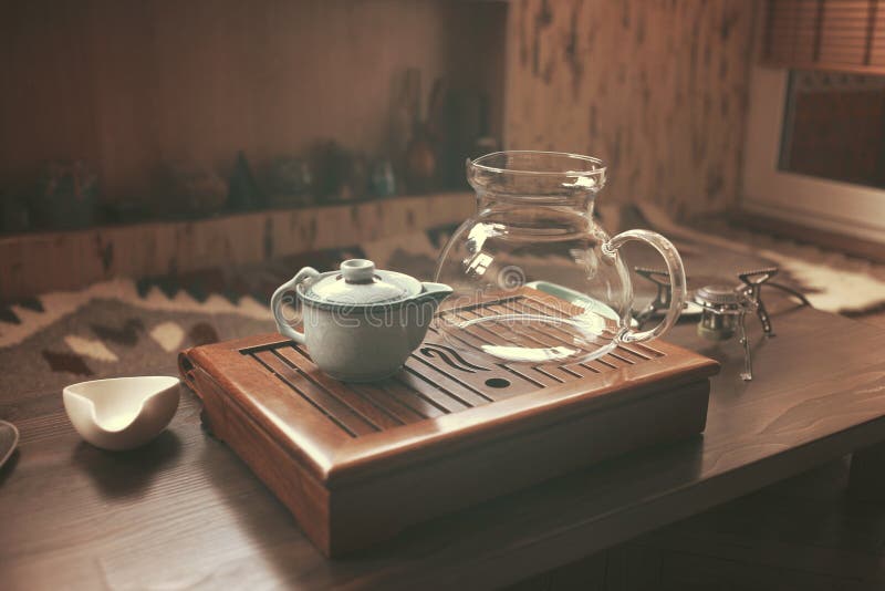 Objects for tea ceremony stock photo. Image of horizontal - 92396316