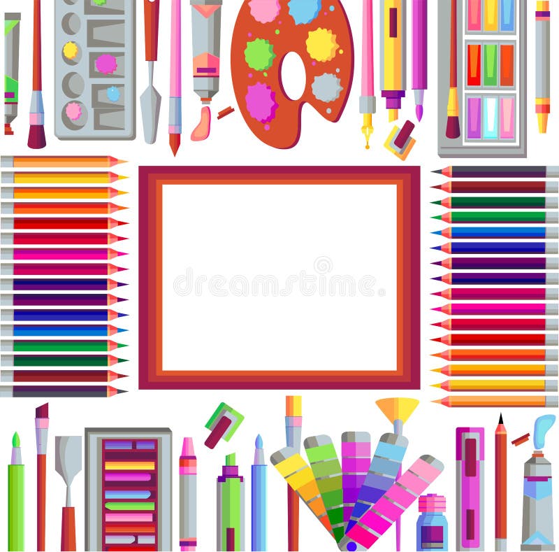 Objects to draw stock vector. Illustration of montessori - 228947440