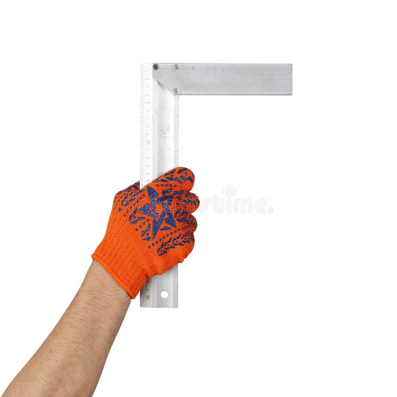 Objects Tool Hands Action - Hand in Working Glove Try Square Worker ...