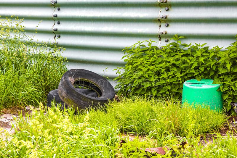 Objects and Tools on the Farm in Germany Stock Image - Image of tractor ...