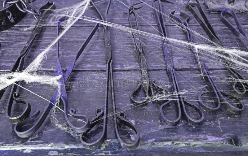 Objects of torture stock image. Image of death, indoors - 84705925