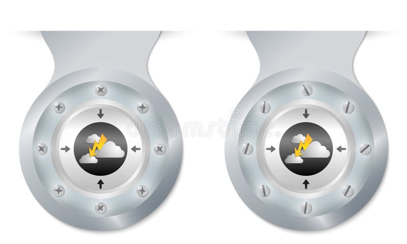 Objects stock vector. Illustration of gloss, circle, lightning - 49780224