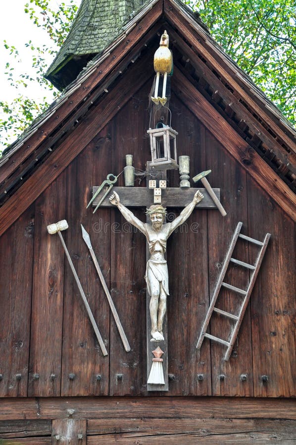 Objects on a Wooden Wall, Black Forest (Germany) Stock Photo - Image of ...