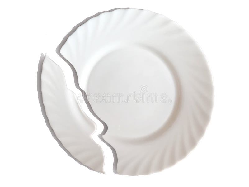 Objet - Plat Cassé De Porcelaine Photo stock - Image du porcelaine ...