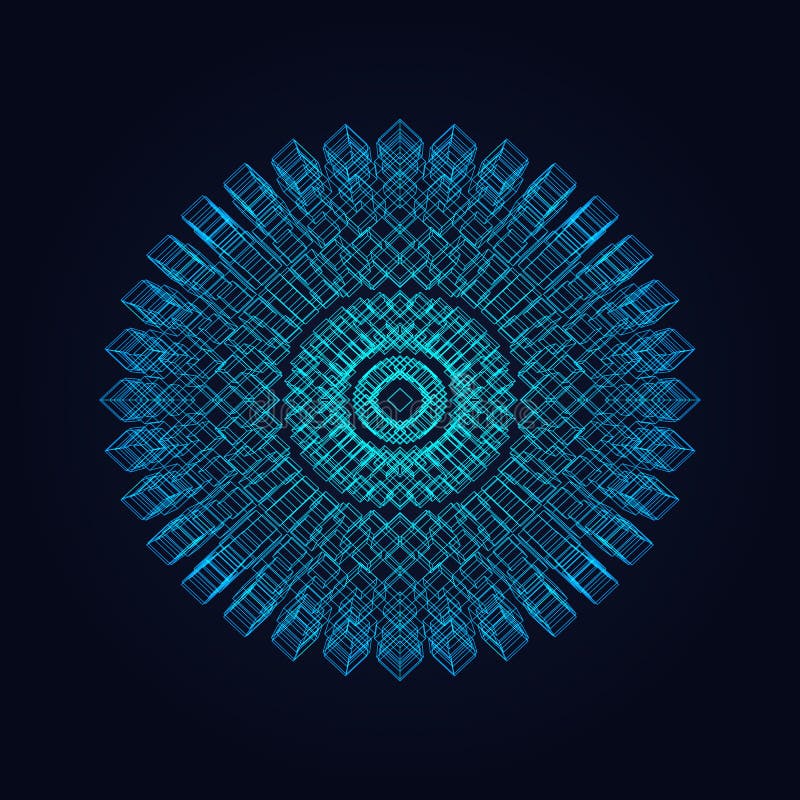 Objeto Abstracto Del Vector Ilustración del Vector - Ilustración de ...