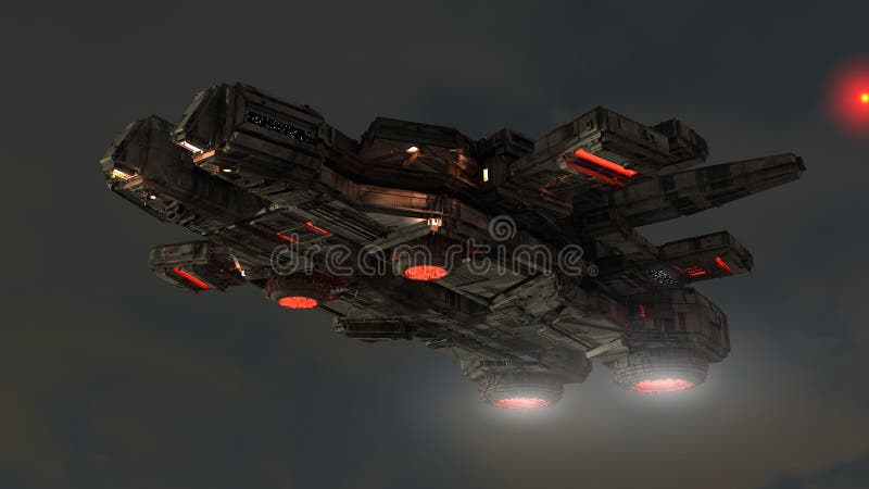 Objeto Volador No Identificado Stock de ilustración - Ilustración de ...