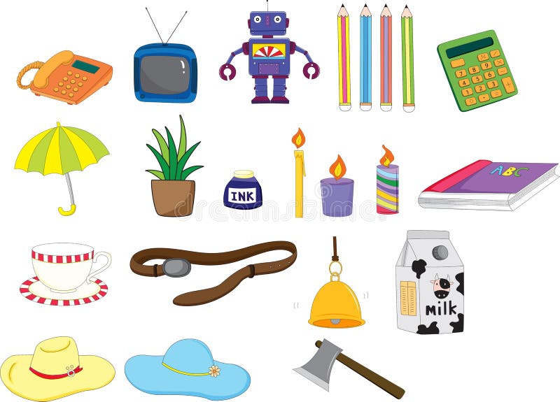 Objetos clasificados stock de ilustración. Ilustración de robusteza ...