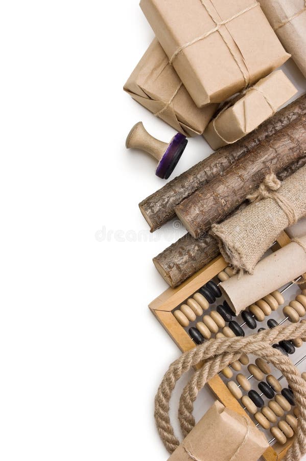 Objetos Diversos En La Oficina De Carga Imagen de archivo - Imagen de ...