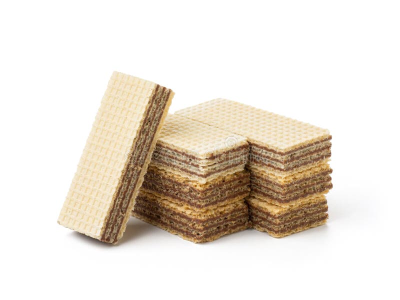 Oblea chocolate imagen de archivo. Imagen de curruscante - 215198251