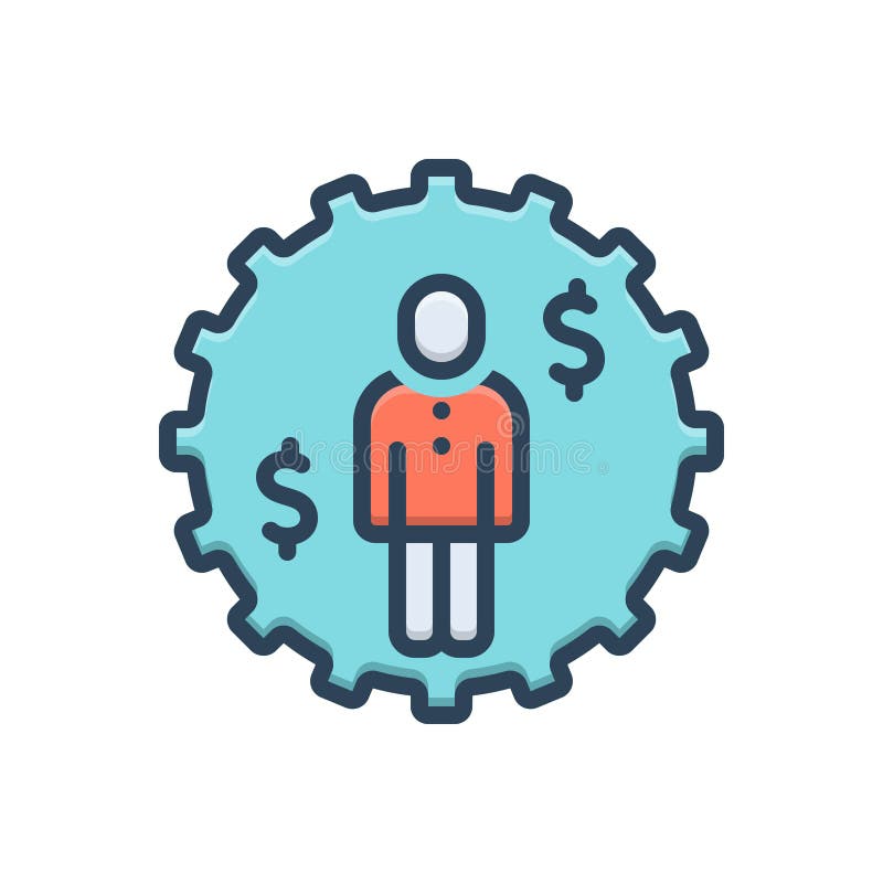 Color Illustration Icon for Obligation, Devoir and Liability Stock ...