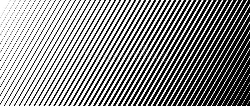 Line Fade Pattern. Faded Halftone Black Lines Isolated on White ...