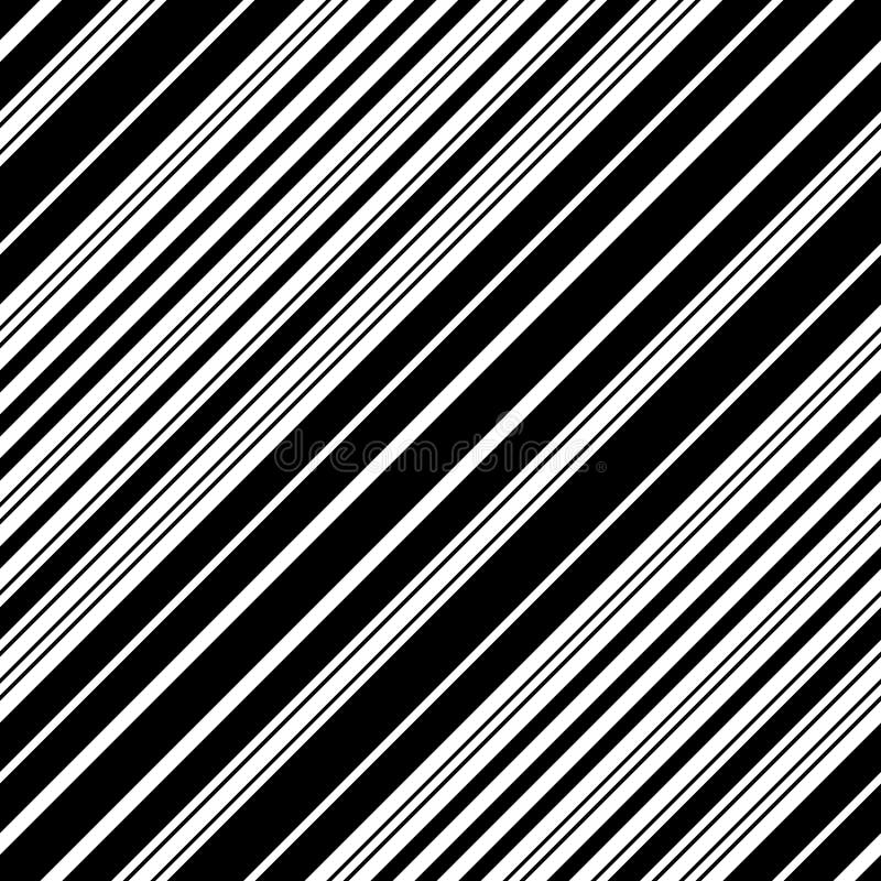 Oblique Pattern with Black Lines and Contour, Modern Stylish Image ...