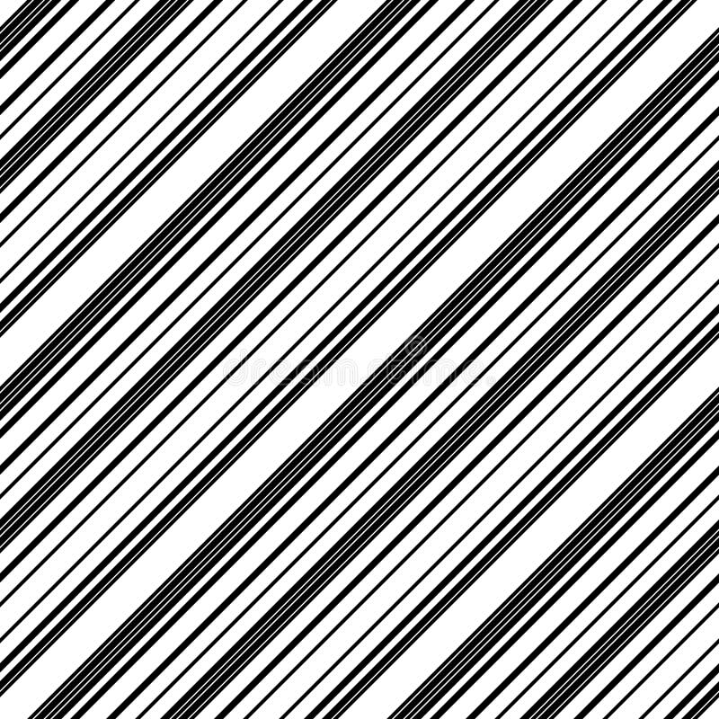 Oblique Pattern with Black Lines and Contour, Modern Stylish Image ...