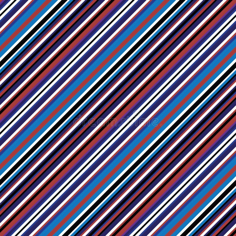 Oblique Seamless Pattern with Color Lines, Modern Stylish Image. Stock ...