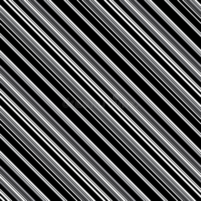 Oblique Seamless Pattern with Gray Streaks and Outline, Modern Stylish ...