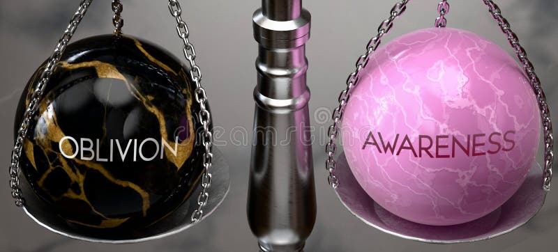 Oblivion or Awareness - Weighing Two Choices, Available Options Stock ...