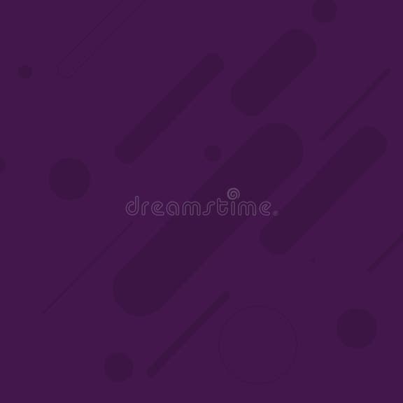 Oblong Geometric Shape in Different Sizes in Violet Monochrome Diagonal ...