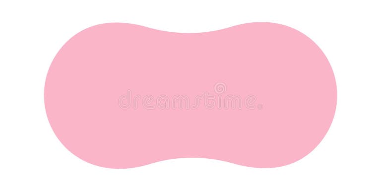 Oblong Rounded Sticky Label Design Stock Vector - Illustration of badge ...