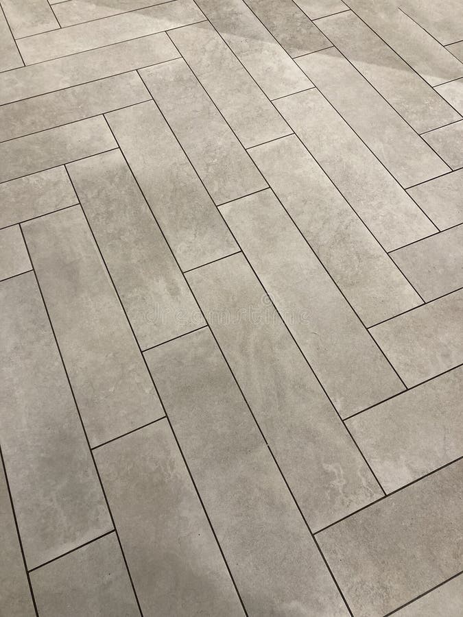 Oblong Tiles on the Interior Floor Stock Image - Image of stone ...