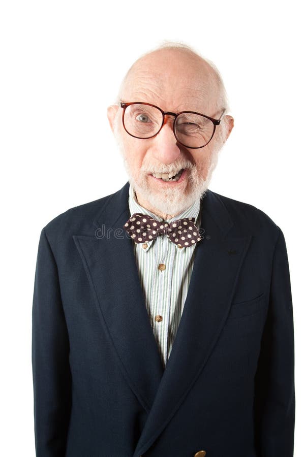 Obnoxious Senior Man stock image. Image of annoy, glasses - 16894305