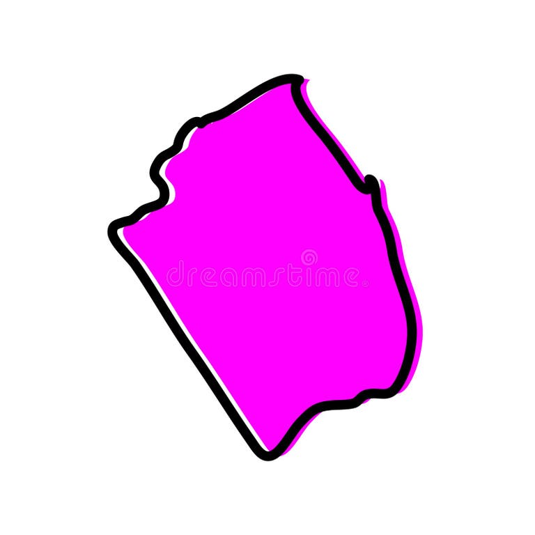 Obock Region of the Djibouti Vector Map Stock Vector - Illustration of ...