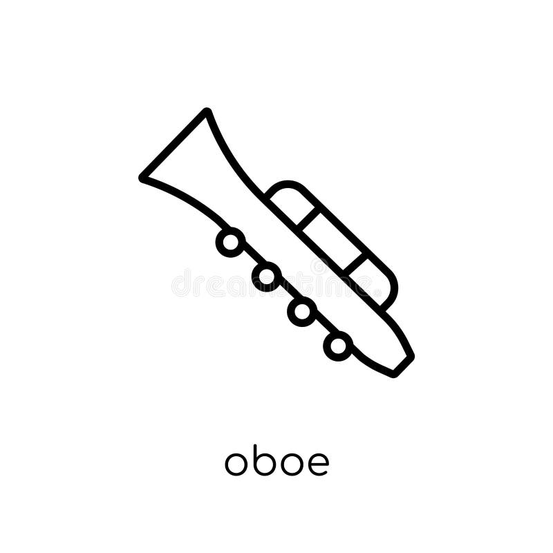 Oboe Icon Vector from Music Instruments Collection. Thin Line Oboe ... Oboe Icon Vector from Music Instruments Collection. Thin Line Oboe ...