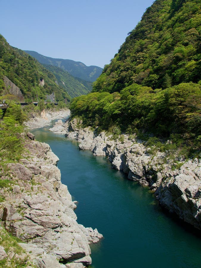 Oboke Gorge stock image. Image of japan, rocks, sightseeing - 71540325