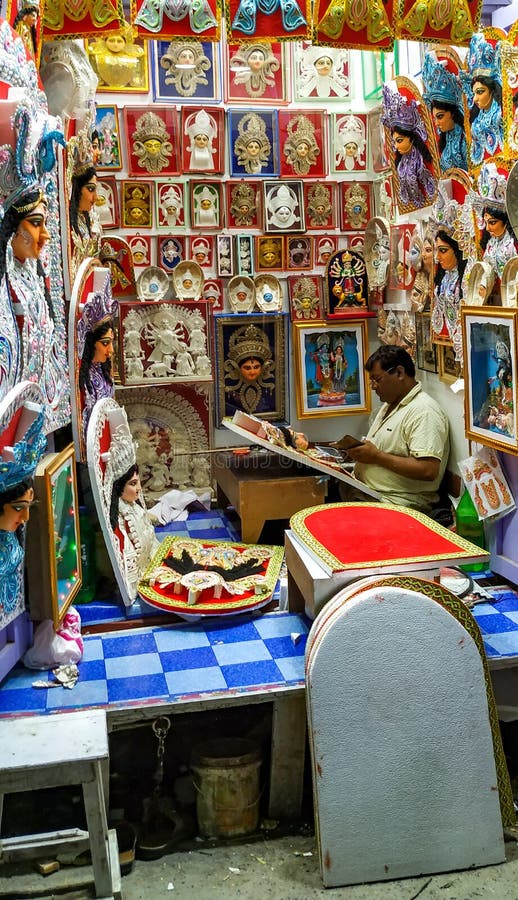 Obra De Mano De Durga Potratait Fotografía editorial - Imagen de ...