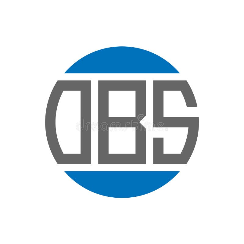 OBS Letter Logo Design on White Background. OBS Creative Initials ...