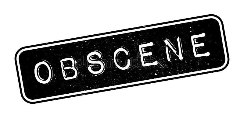 Obscene rubber stamp stock illustration. Illustration of crime - 83141948