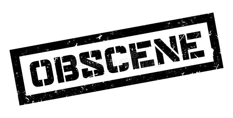 Obscene rubber stamp stock illustration. Illustration of conduct - 83142007